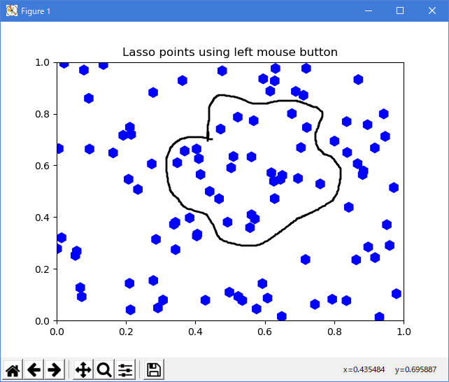matplotlib event_handling_Examples 06_lasso_demo